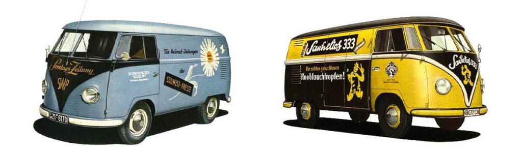 Transported Through History With A VW Bus Wrap | Pensacola sign blog